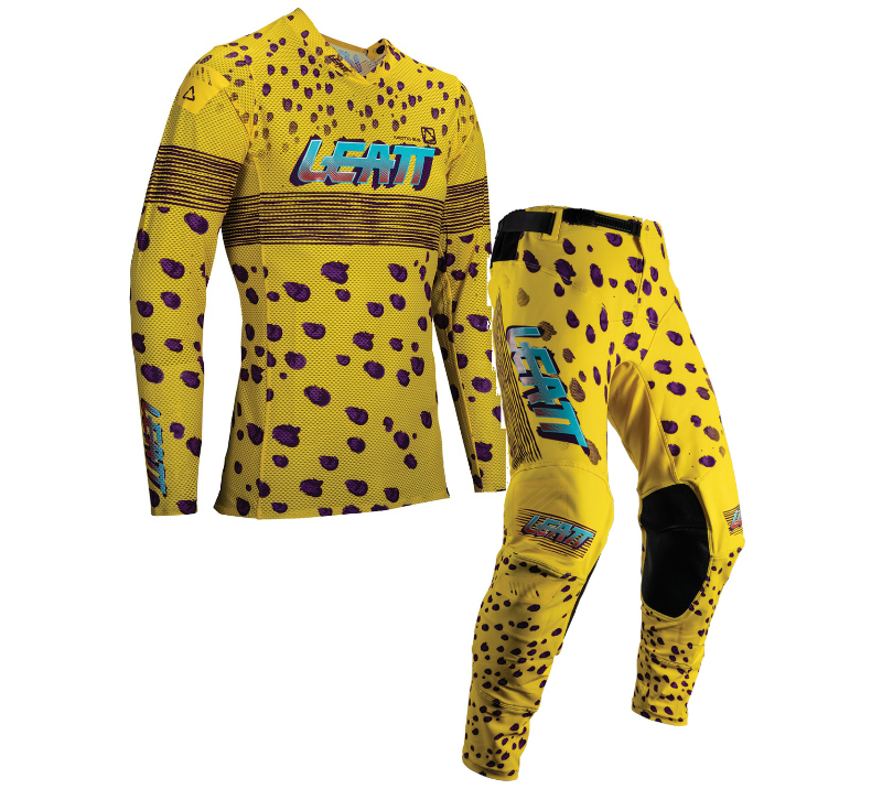2025 Leatt 5.5 Motocross Gear Ultraweld Cheetah